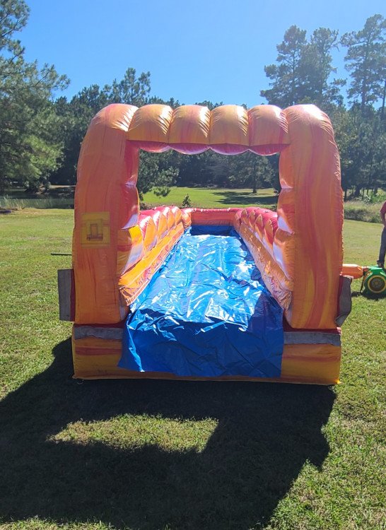 30' Fire and Ice slip n slide - Woolf Inflatables Lonoke AR